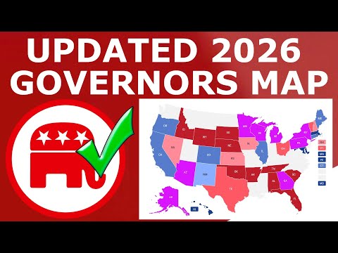 Updated 2026 Governors Map Prediction (April 21, 2025) - DADDDs